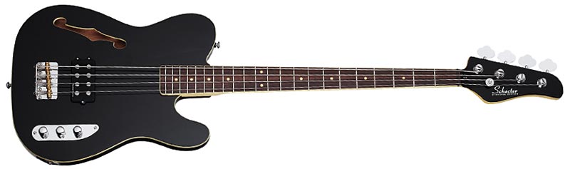 Schecter Now Shipping Baron-H Vintage Semi-Hollow Body Bass – No Treble