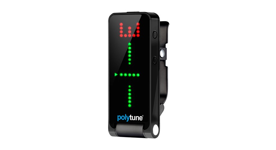 TC Electronic Introduces Black Polytune Clip-On Tuner – No Treble