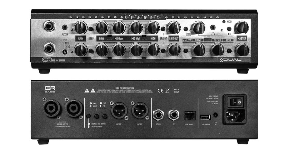 GR Bass Announces the Dual800 and Dual1400 Bass Amps – No Treble